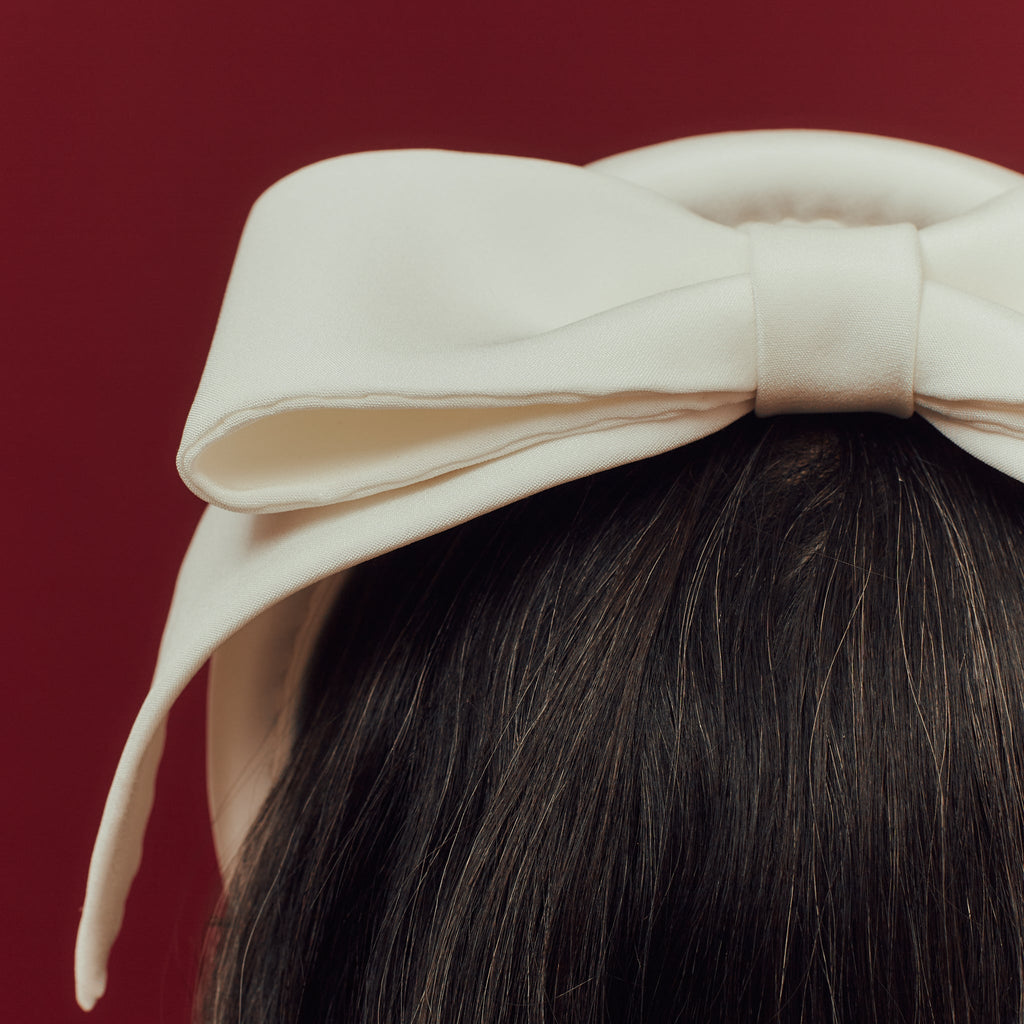 Silk Bow Headband – Elegant Modern Headwear by Awon Golding – Awon ...