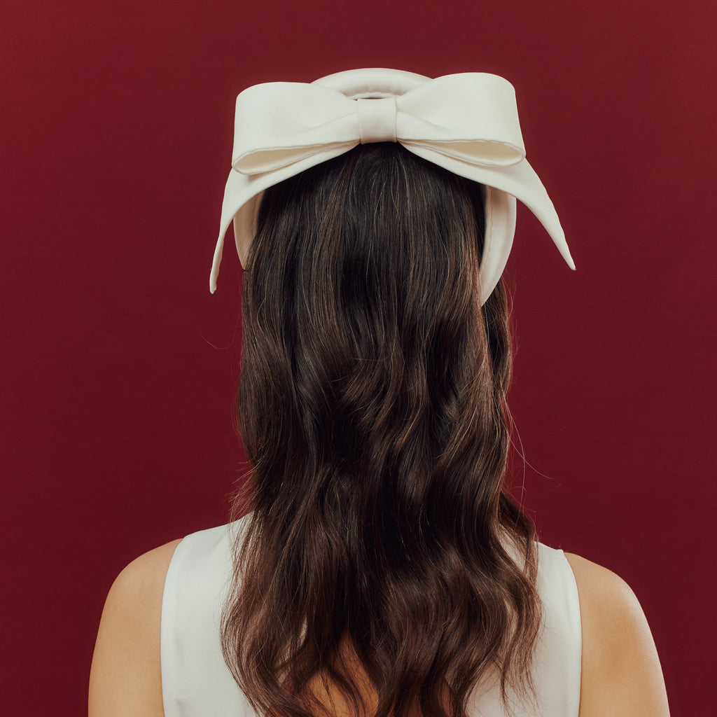 Silk Bow Headband – Elegant Modern Headwear by Awon Golding – Awon ...