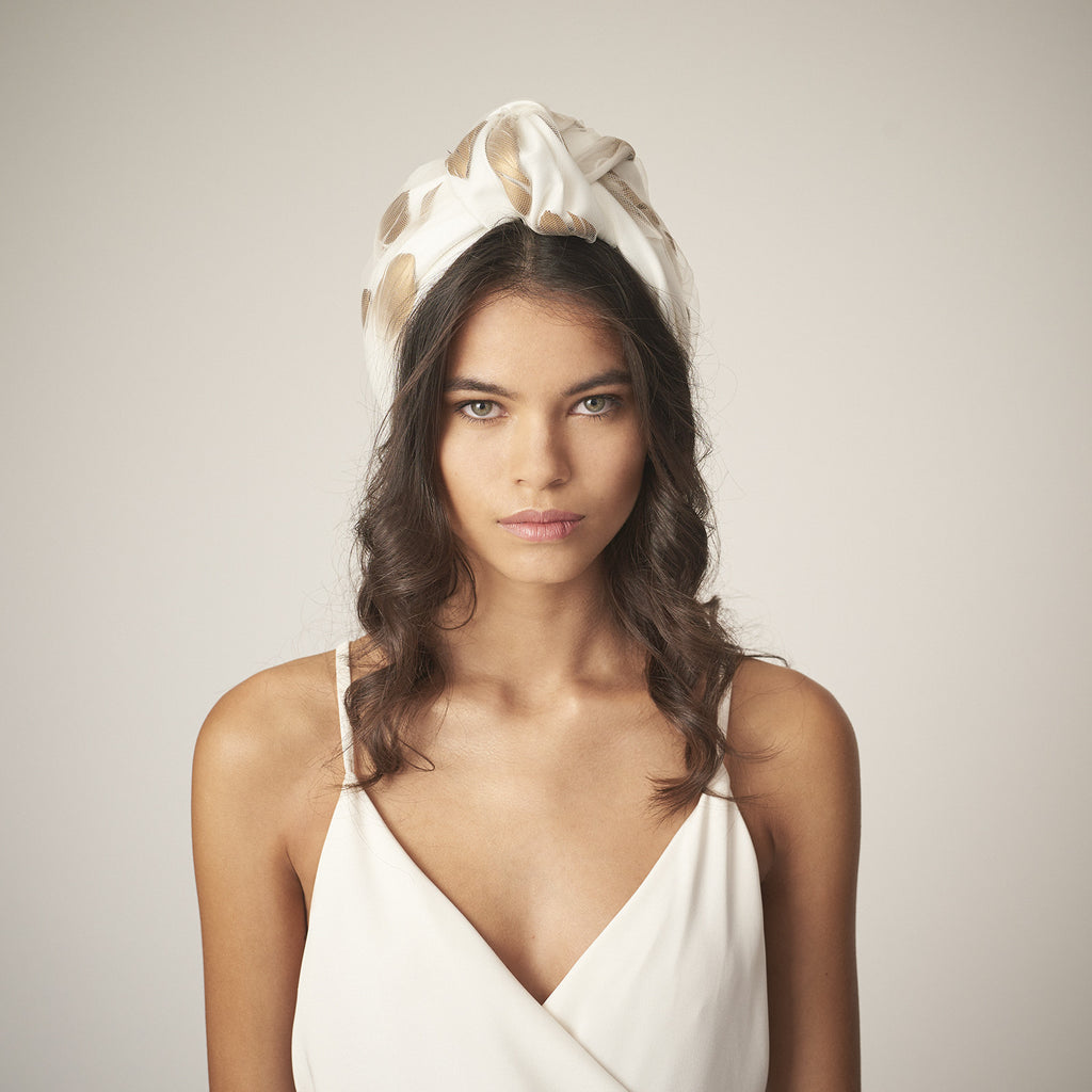Dynamite Turban - Awon Golding Millinery Bridal