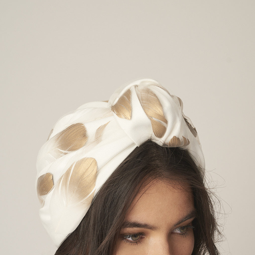 Dynamite Turban - Awon Golding Millinery Bridal